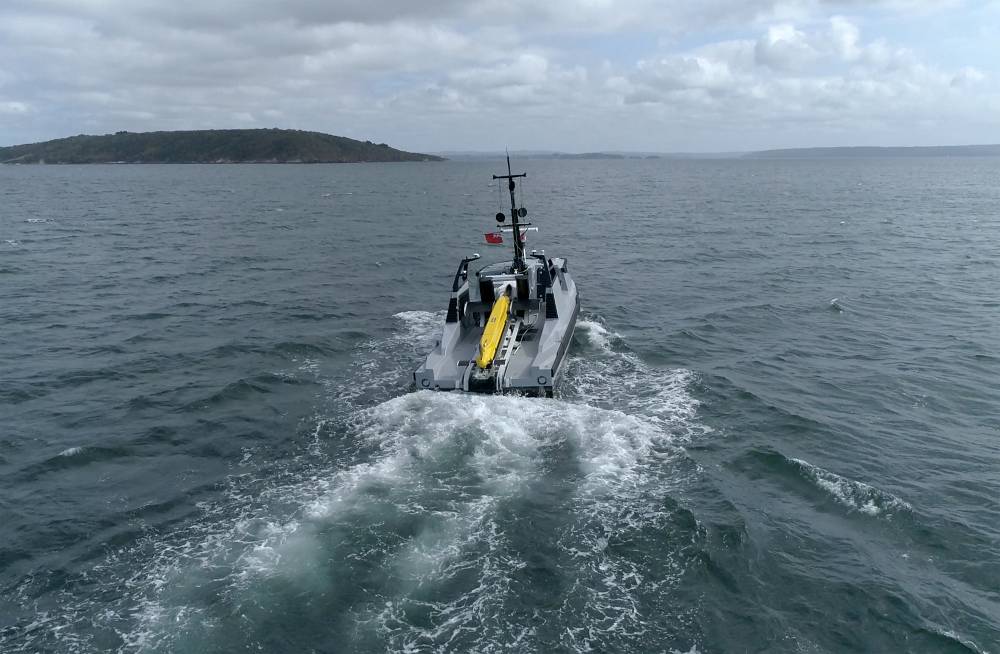 MMCM : Premiers essais concluants pour le drone de surface et son sonar ...