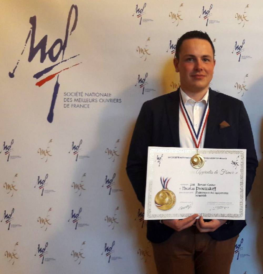 Un élève du LPM Jacques Cassard parmi les meilleurs apprentis de France ...