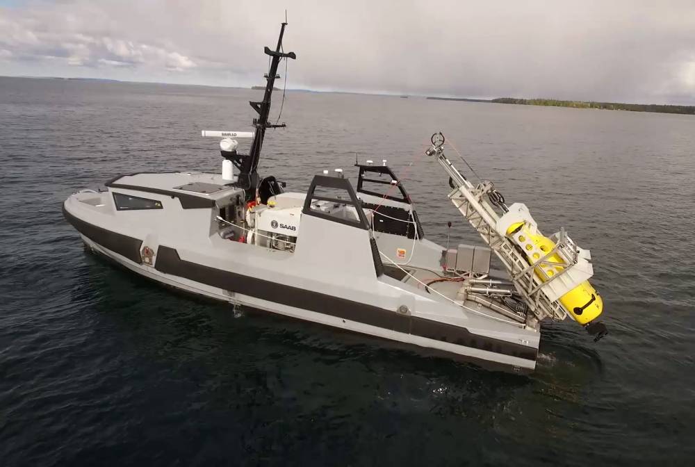 Guerre des mines : le MuMNS embarque sur le drone de surface de Thales ...