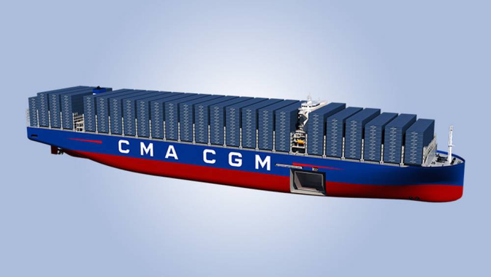 A la découverte du porte-conteneurs géant CMA CGM Jacques Saadé | Mer ...