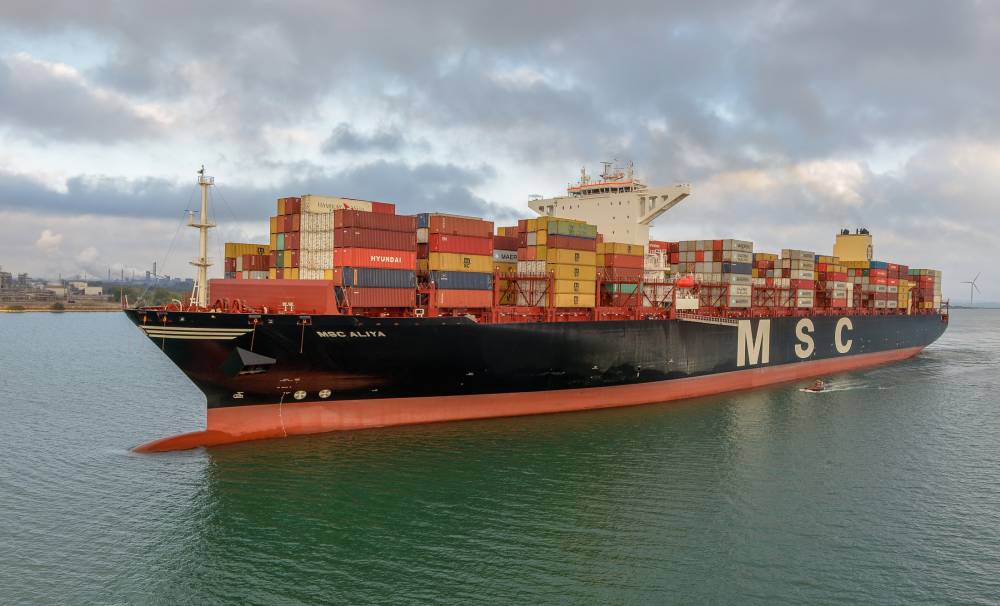 Fos : baptême du MSC Aliya chez Seayard | Mer et Marine