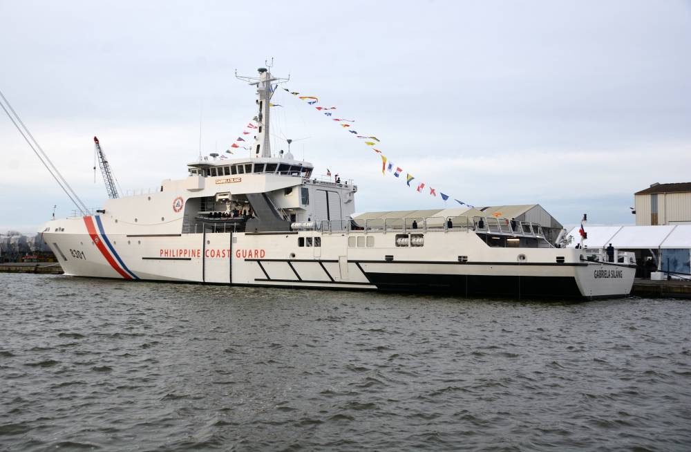 Ocea livre un patrouilleur de 84 mètres aux garde-côtes philippins ...