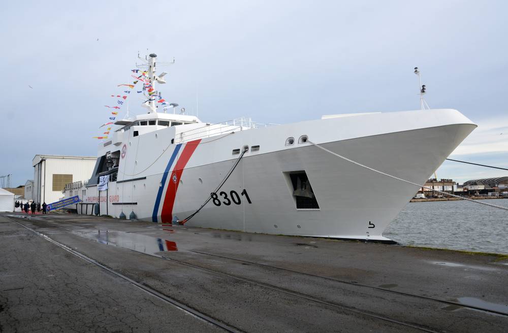 Ocea livre un patrouilleur de 84 mètres aux garde-côtes philippins ...