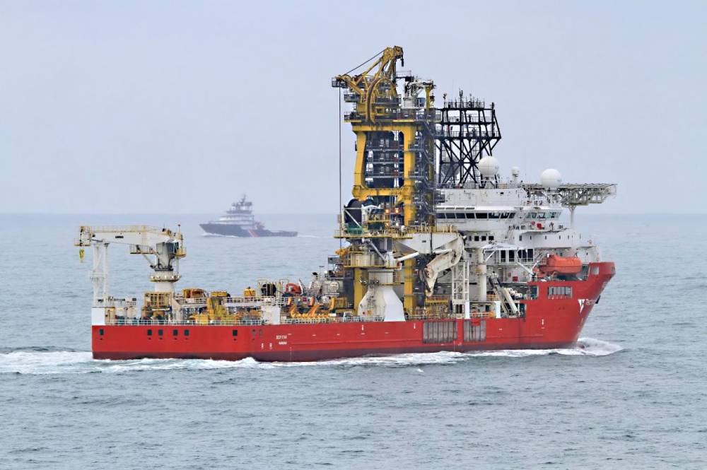 Technip : le FPSV Deep Star sort d'arrêt technique à Brest | Mer et Marine