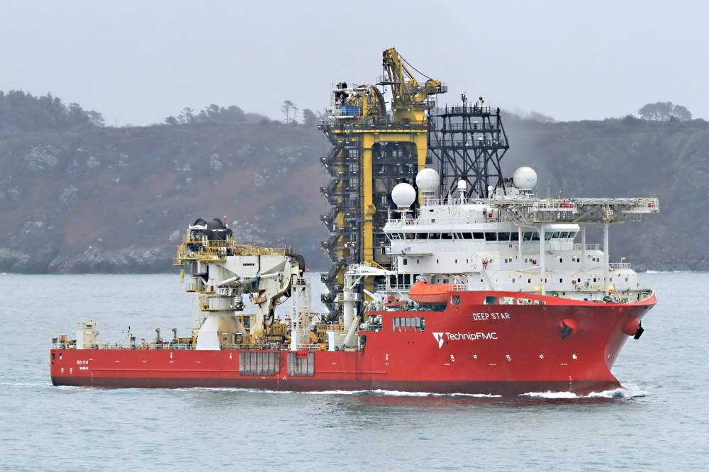 Technip : le FPSV Deep Star sort d'arrêt technique à Brest | Mer et Marine