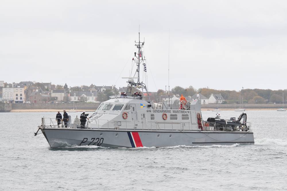 Gendarmerie maritime : prise d’armement pour essais du patrouilleur côtier Rozel | Mer et Marine
