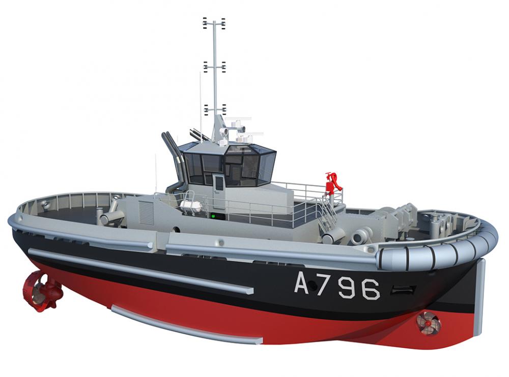 Un premier remorqueur du type RP 30 pour la base navale de Brest | Mer ...