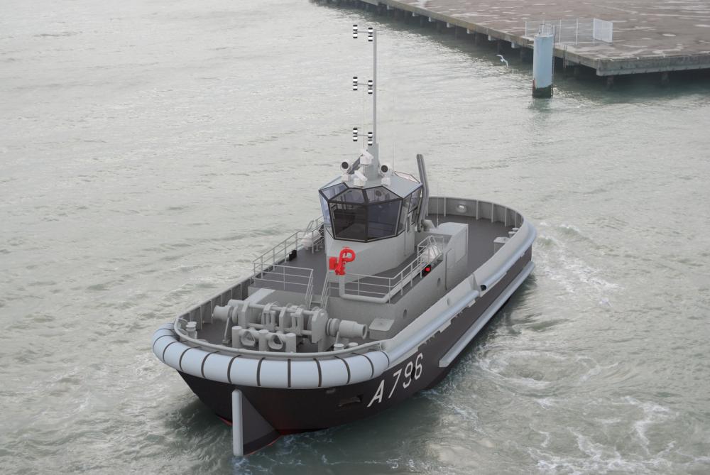 Un premier remorqueur du type RP 30 pour la base navale de Brest | Mer ...