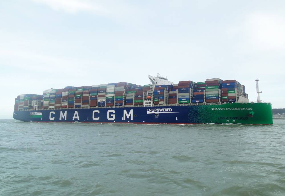 A la découverte du porte-conteneurs géant CMA CGM Jacques Saadé | Mer ...