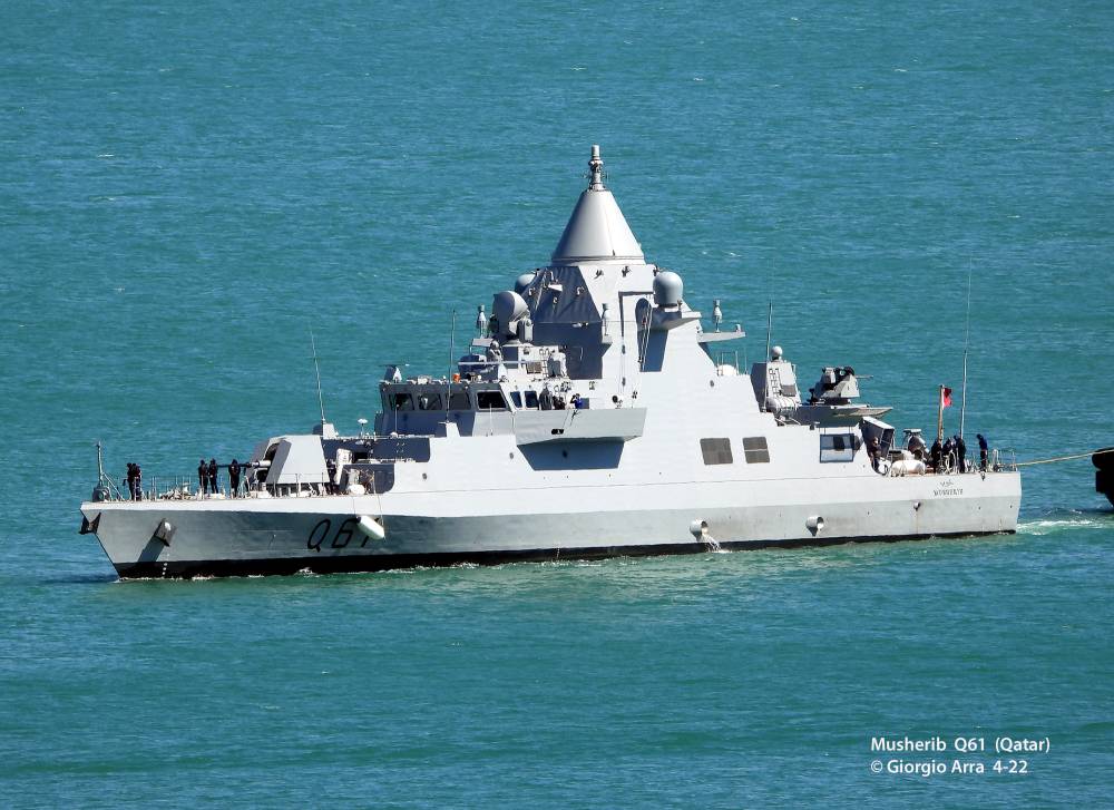 Fincantieri livre le bâtiment de projection Al Fulk à la marine qatarie ...