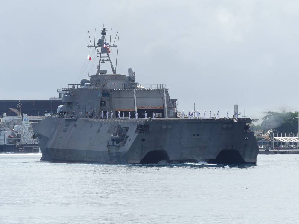 Un LCS américain à Tahiti | Mer et Marine