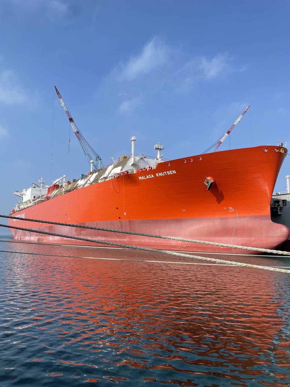 Knutsen LNG France réceptionne le méthanier Alicante Knutsen | Mer et ...