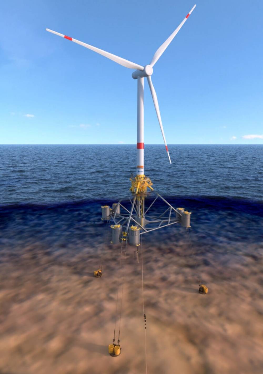 Provence Grand Large : les deux premières éoliennes montées à Fos | Mer ...