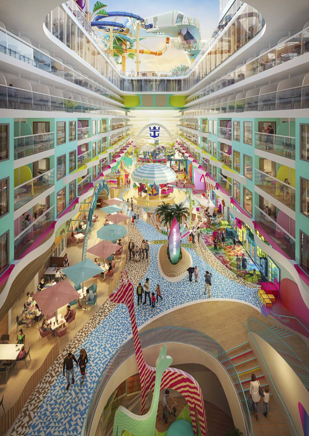 Icon of the Seas : Royal Caribbean dévoile son nouveau paquebot géant ...