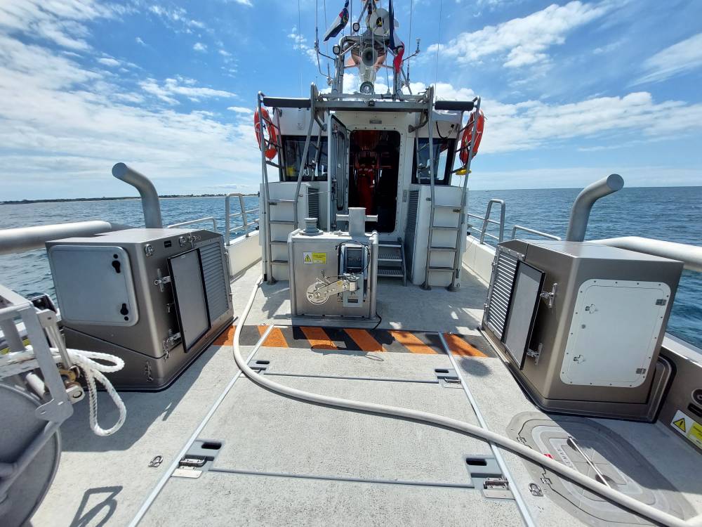 A bord du Gustave Gendron, premier des nouveaux navires de sauvetage de ...