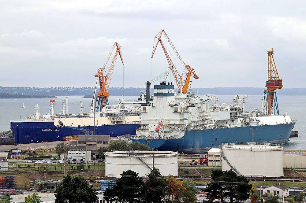 Brest : les méthaniers, notamment ceux acheminant le GNL russe ...