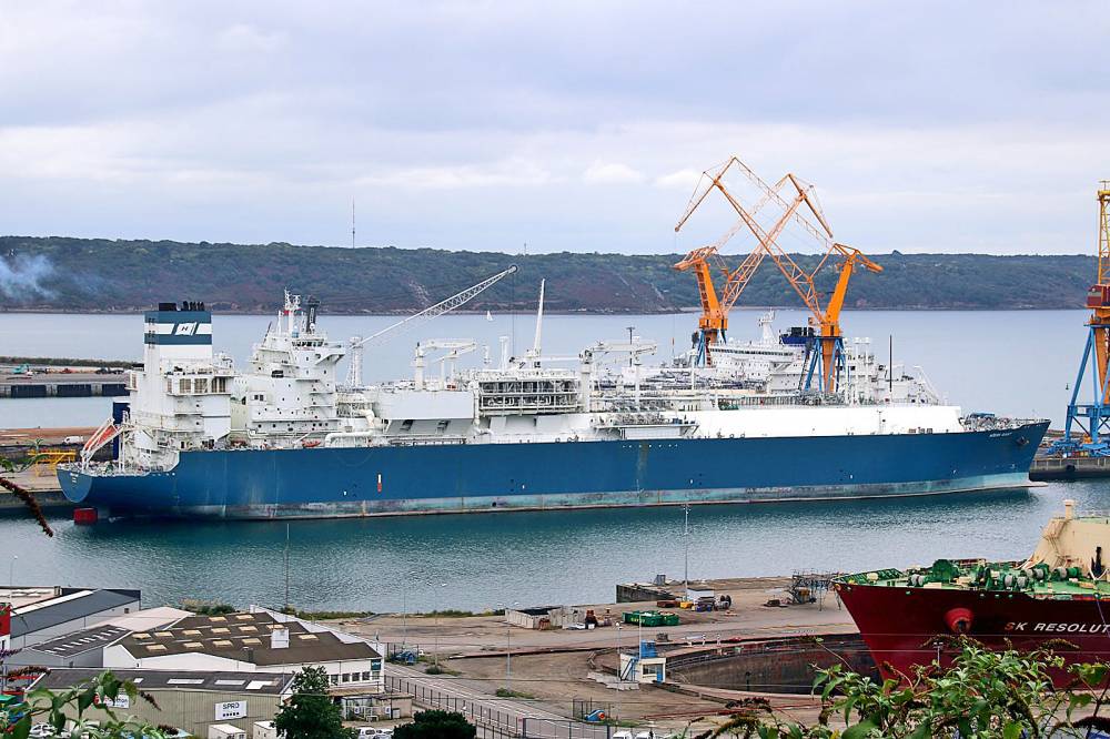 Brest : les méthaniers, notamment ceux acheminant le GNL russe ...