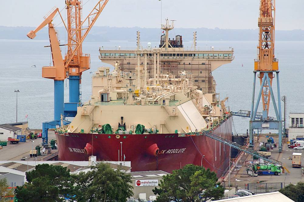 Brest : les méthaniers, notamment ceux acheminant le GNL russe, défilent chez Damen | Mer et Marine