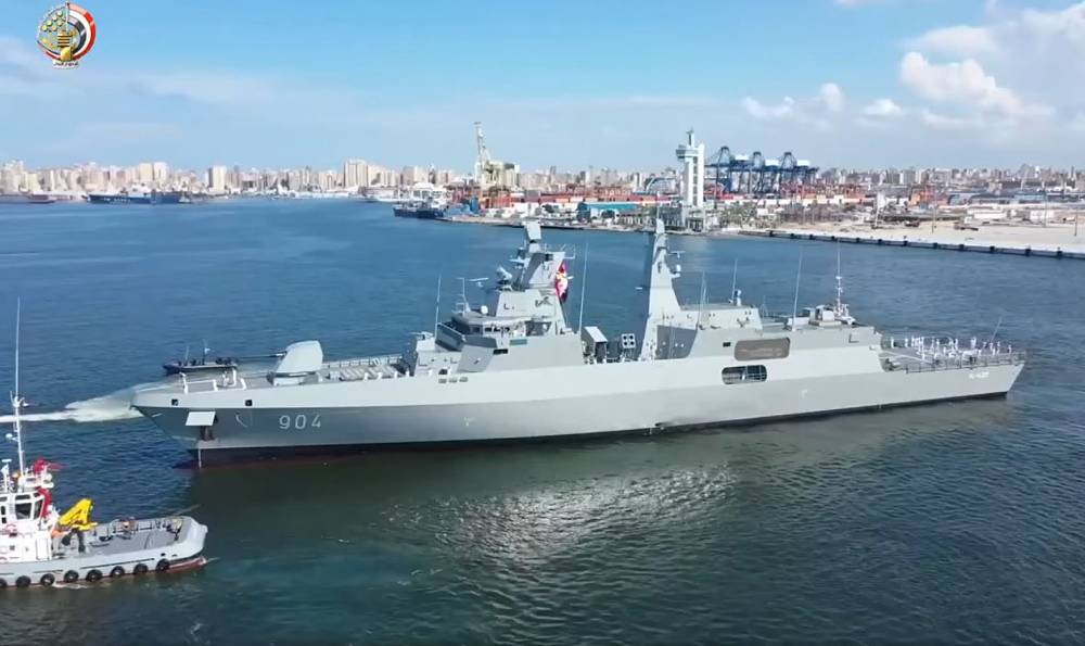 La première frégate égyptienne du type Meko A200 a rejoint Alexandrie ...