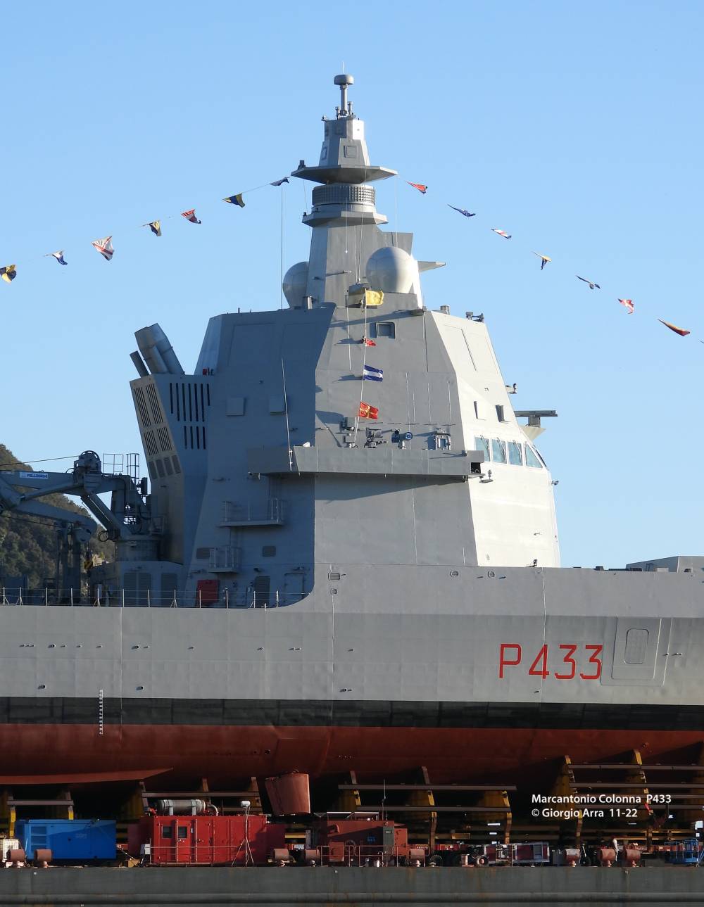 Le 5ème PPA de la marine italienne arrive à Muggiano pour sa mise à l ...