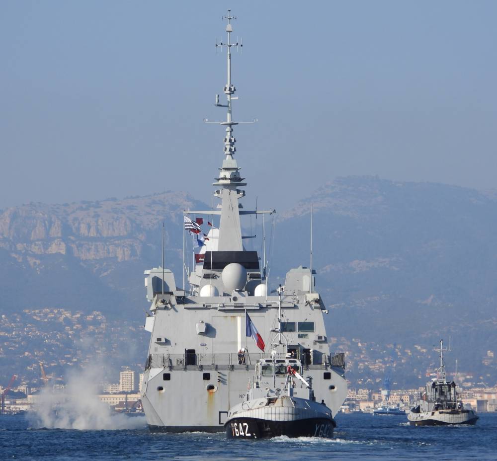 La FREMM Bretagne à Toulon | Mer et Marine