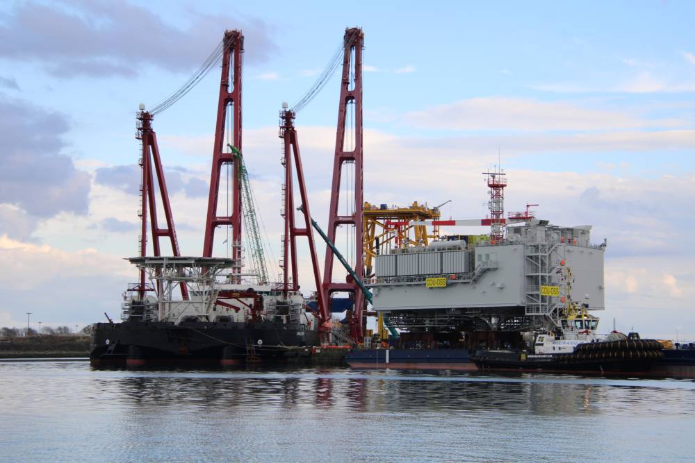 Eolien : le Gulliver a débuté l’installation de la sous-station du parc ...