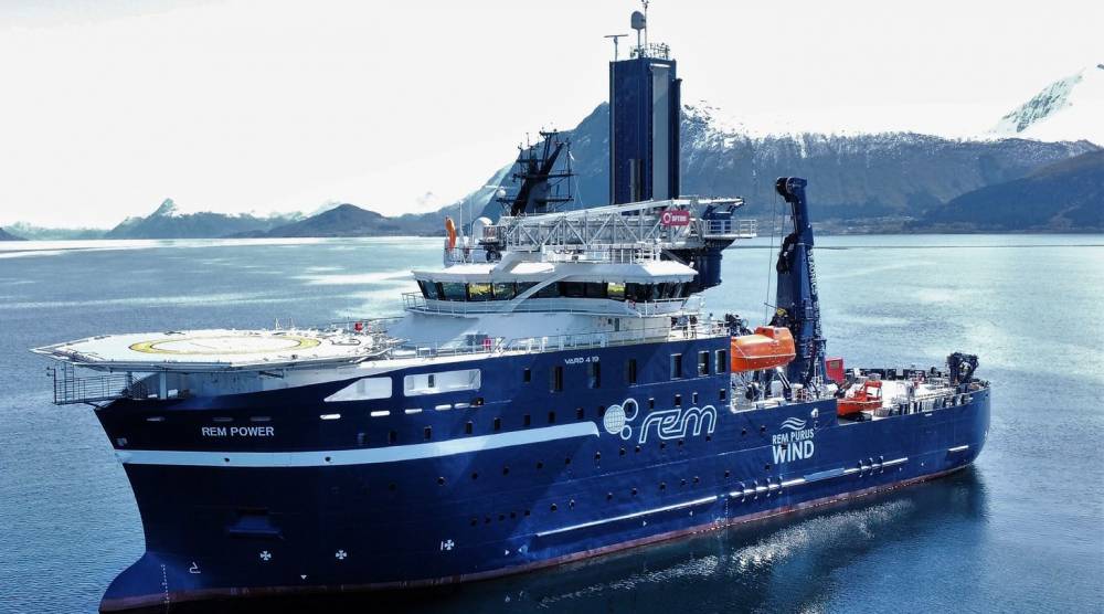 Vard achève le CSOV Rem Power, affrété par RWE pour le parc éolien ...