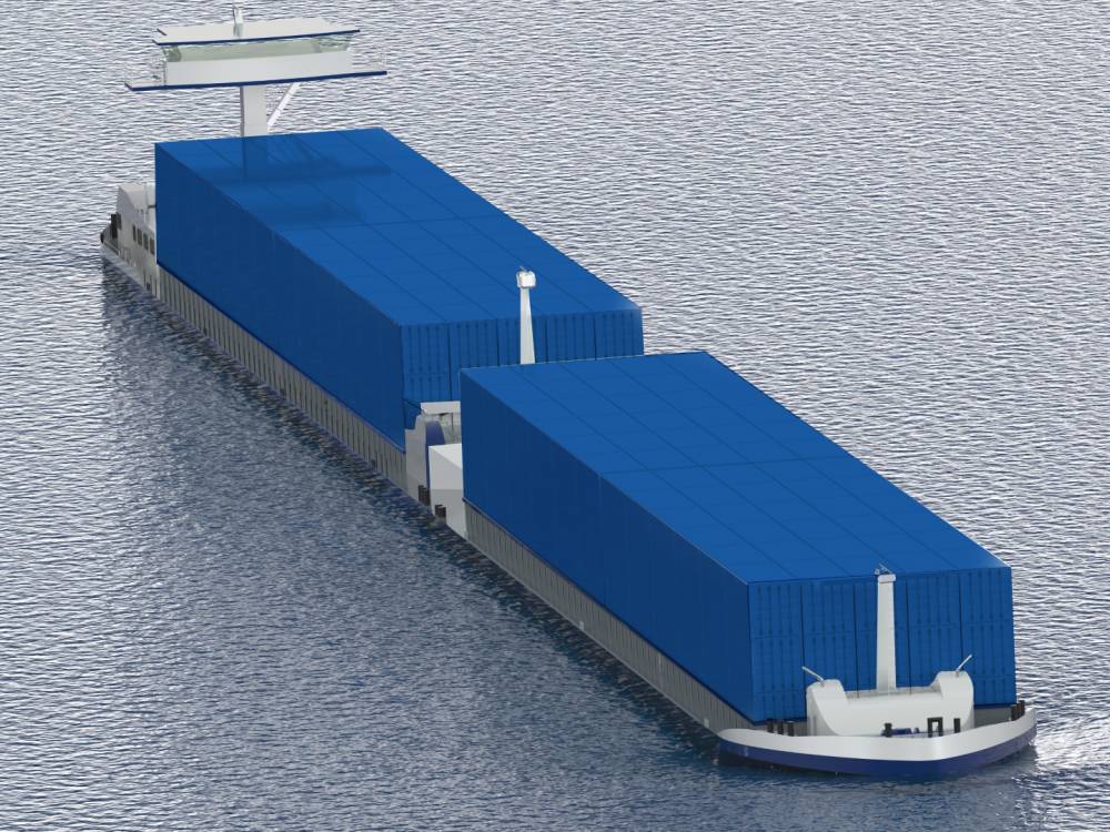 Rhénus présente des barges à hydrogène pour le trafic rhénan | Mer et ...