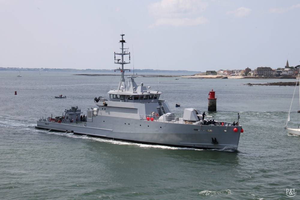 Piriou livre le premier des trois patrouilleurs commandés par le ...