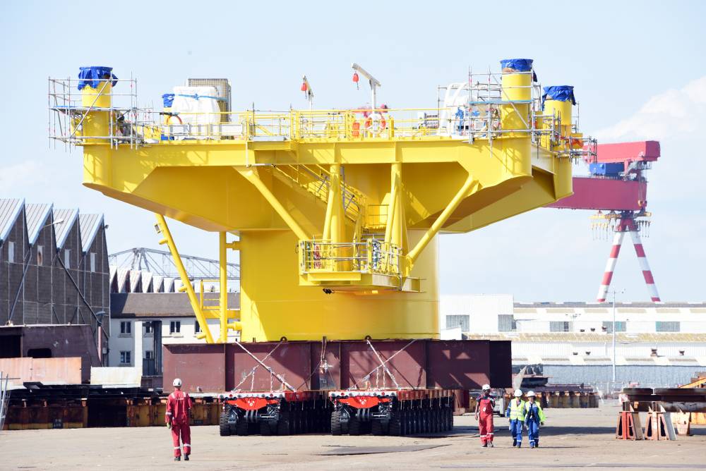 Les Chantiers de l’Atlantique livrent la sous-station du parc Gode Wind ...