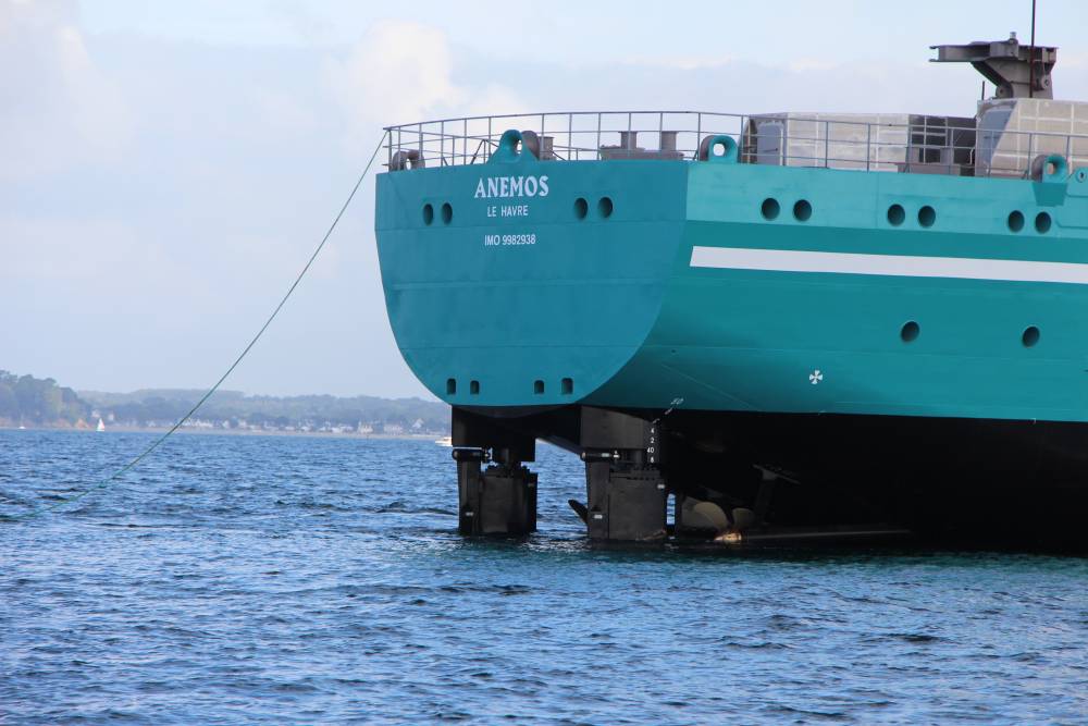 La coque d’Anemos, premier voilier-cargo de TOWT, est arrivée chez ...