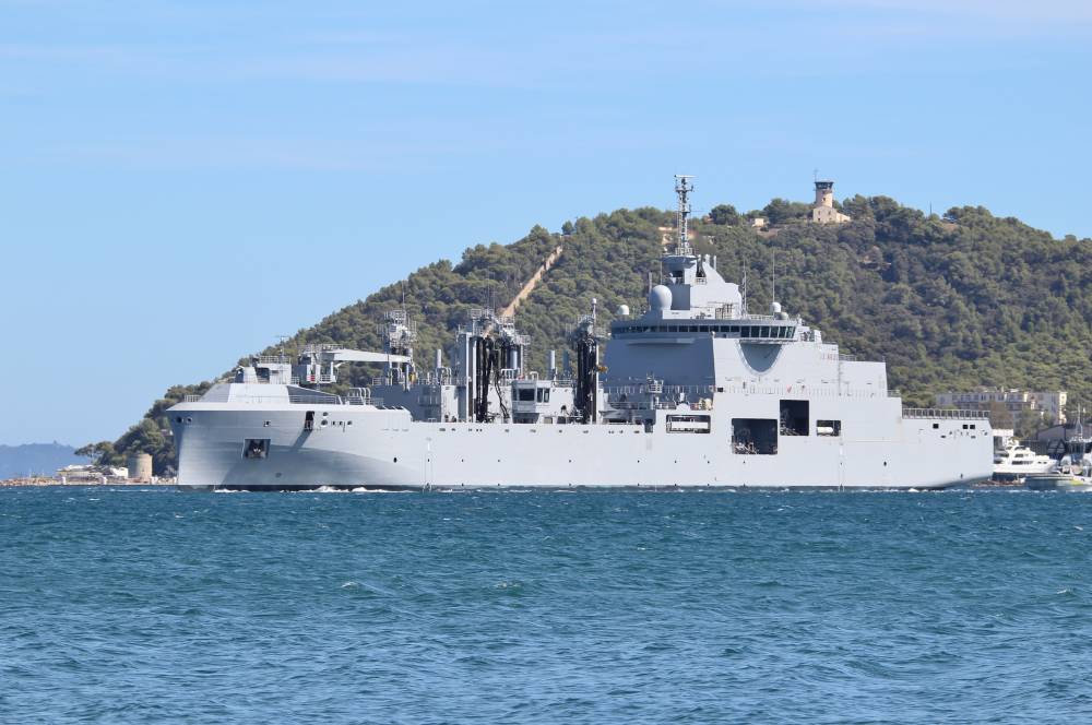 Le BRF Jacques Chevallier a effectué cet été son premier tir de Simbad ...