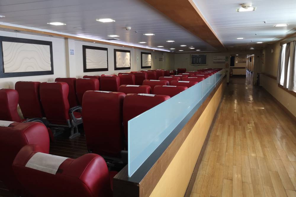 A bord du ferry Volcan de Tinamar de la compagnie espagnole Armas | Mer et Marine