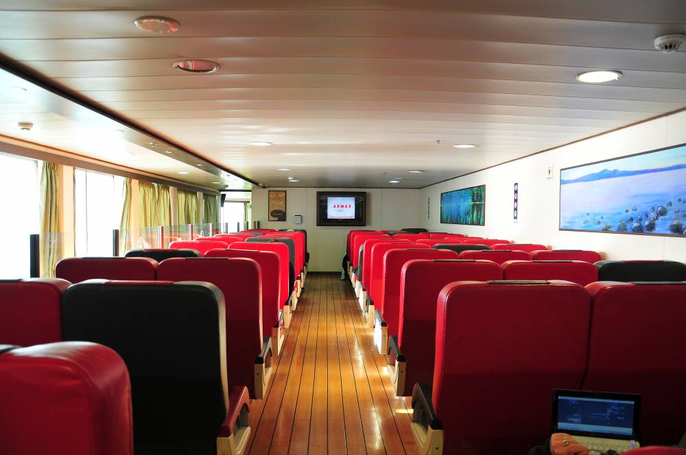 A bord du ferry Volcan de Tinamar de la compagnie espagnole Armas | Mer et Marine