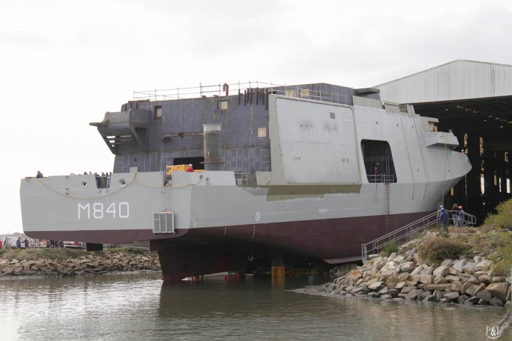 Kership lance la coque du deuxième des nouveaux chasseurs de mines ...