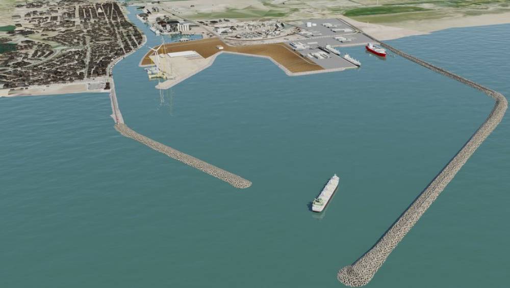 NGE mène des travaux d’agrandissement du môle marchandise à Port-La ...