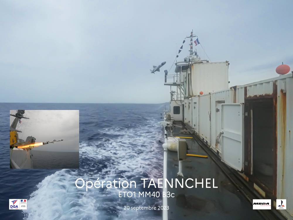 MBDA : le missile antinavire Exocet MM40 Block3c bon pour le service | Mer et Marine