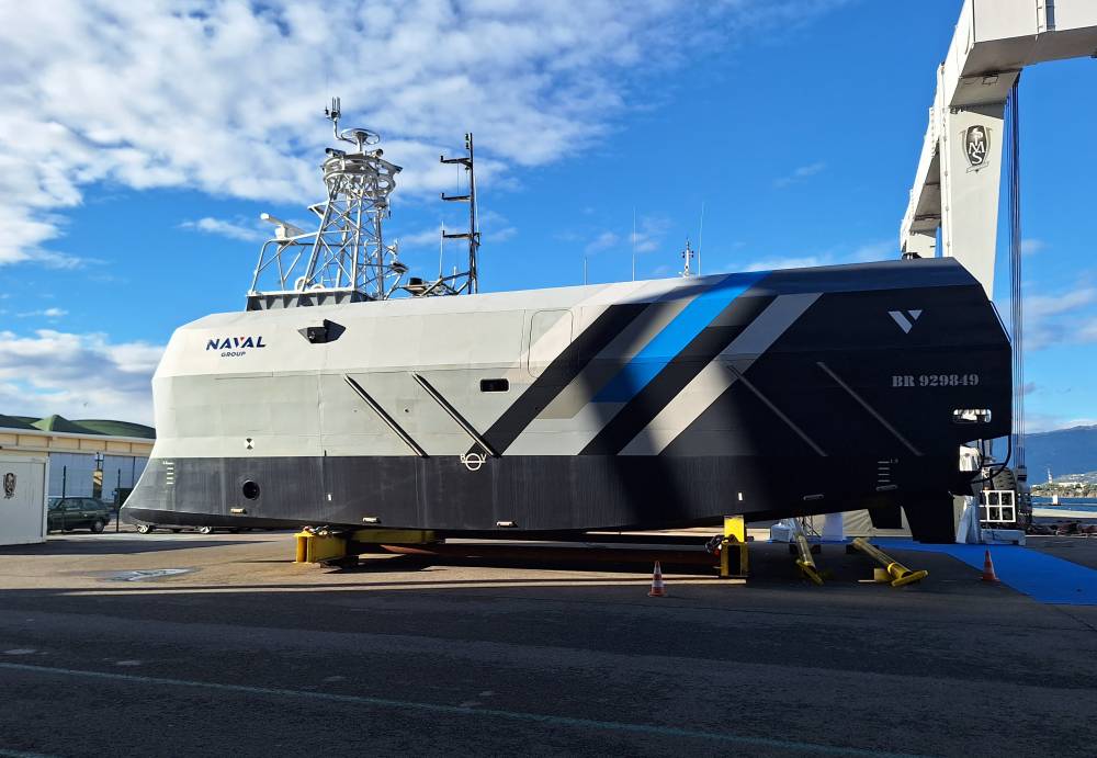 Le drone Sterenn Du aux couleurs de Naval Group | Mer et Marine