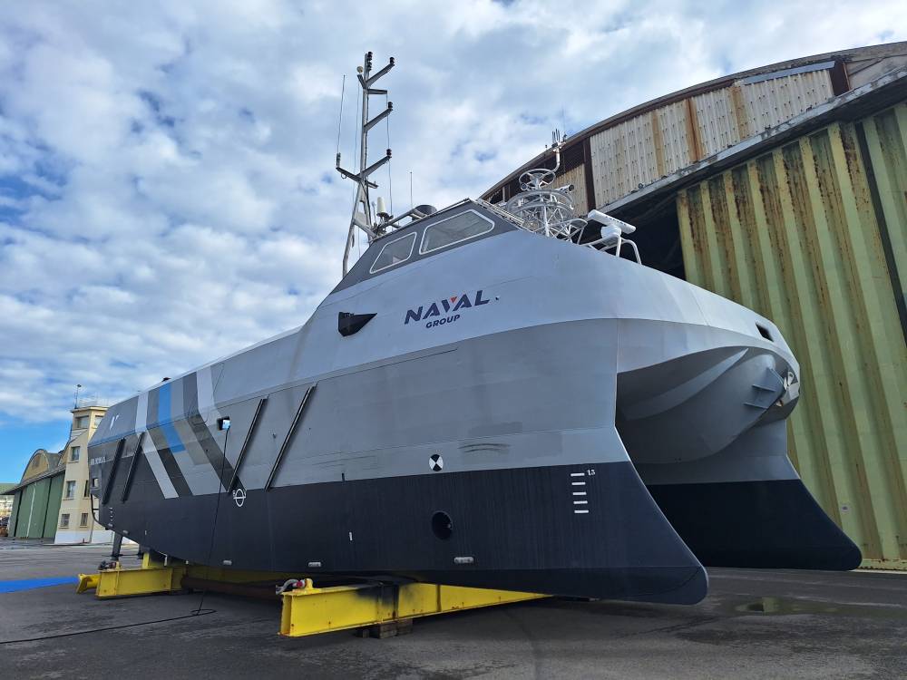 Le drone Sterenn Du aux couleurs de Naval Group | Mer et Marine