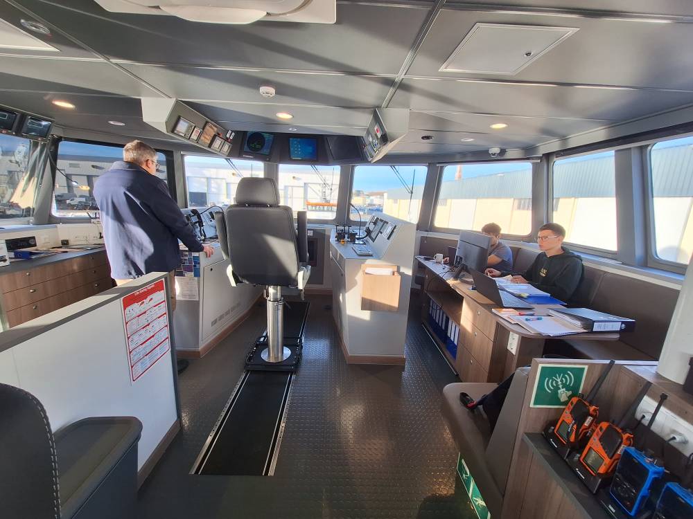 À bord du TSM Texel, nouveau navire polyvalent de Thomas Services ...