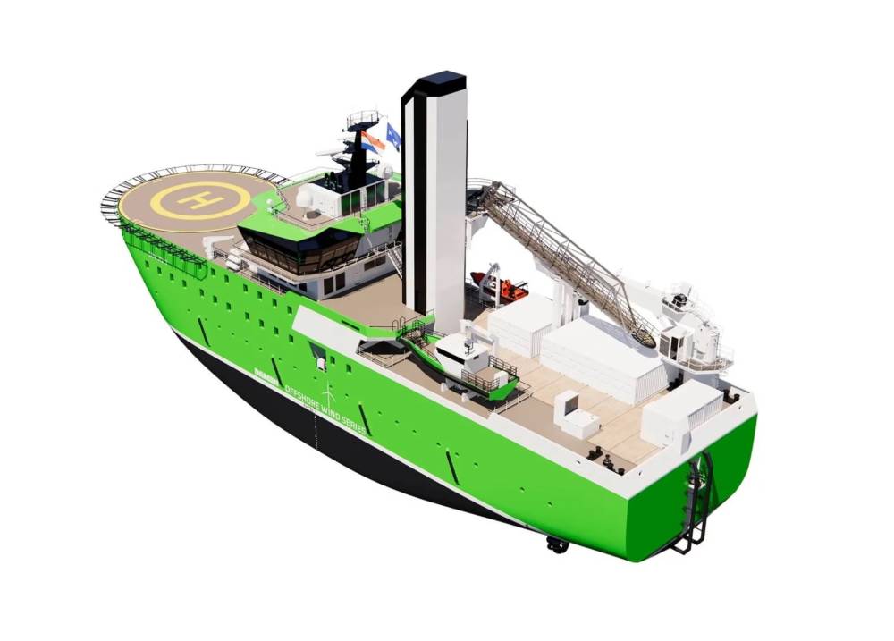 Damen propose un SOV entièrement électrique rechargeable en mer | Mer ...