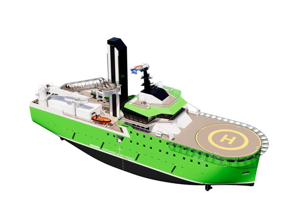 Damen propose un SOV entièrement électrique rechargeable en mer | Mer ...