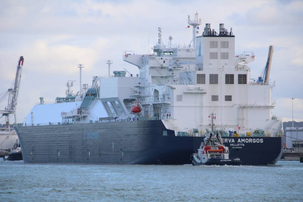 Le Havre : premier transbordement de GNL vers le FSRU Cape Ann | Mer et Marine
