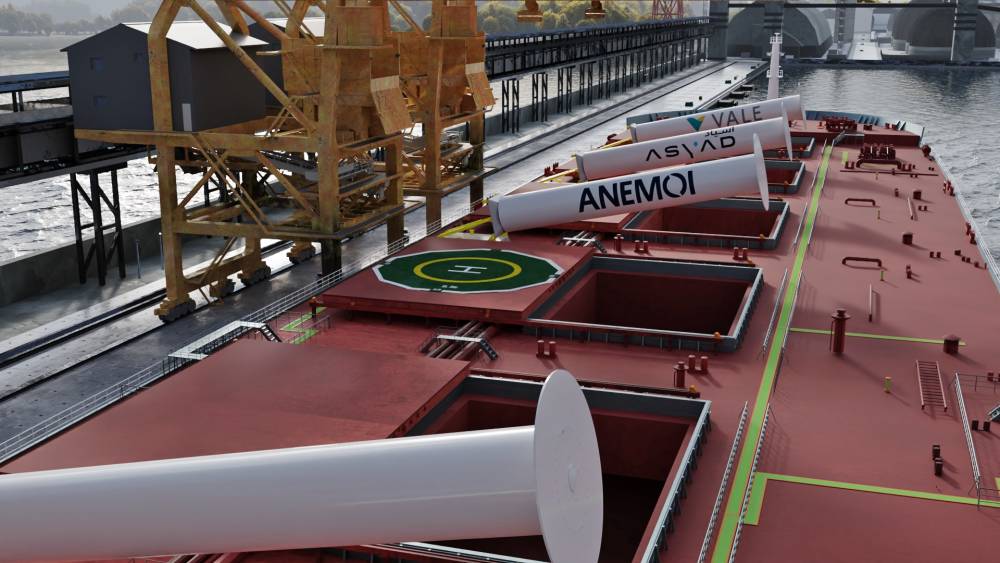 Vale va installer cinq rotors Anemoi sur un de ses minéraliers Valemax | Mer et Marine