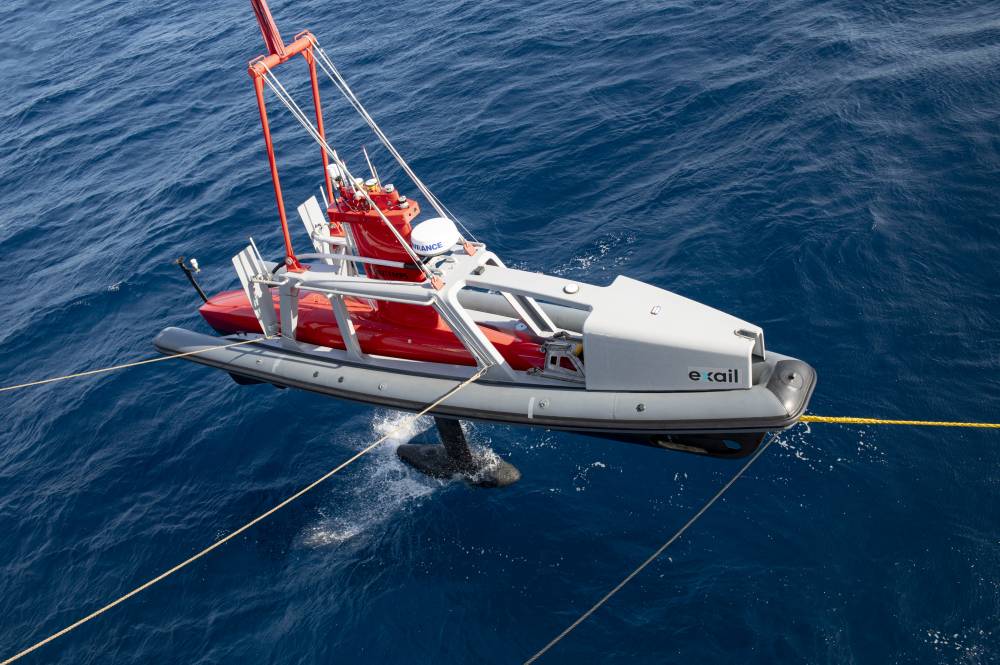 Exail lance une version transocéanique de son drone de surface DriX ...