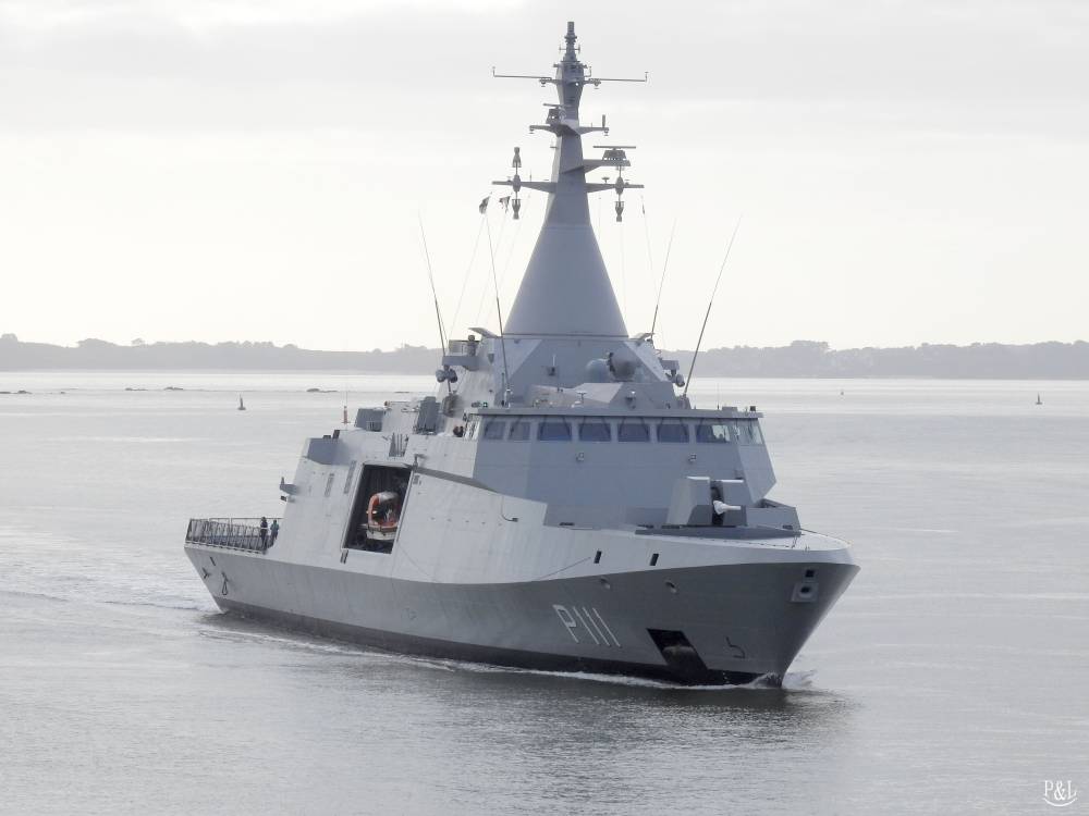 Naval Group : la seconde corvette émiratie poursuit ses essais au large de Lorient | Mer et Marine