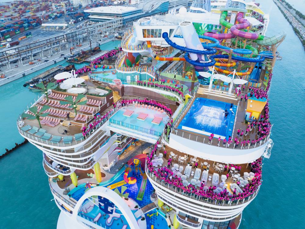 Icon of the Seas : le plus grand paquebot du monde est arrivé à Miami ...