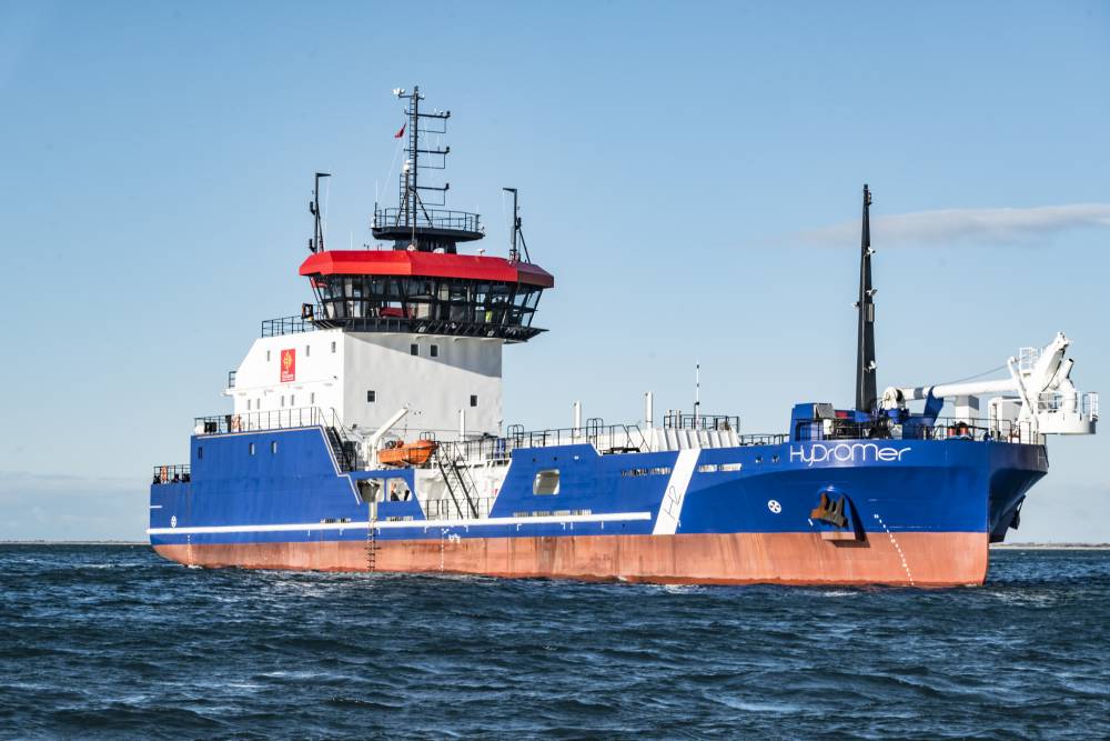 Hydrogène : la drague Hydromer est arrivée à Sète | Mer et Marine