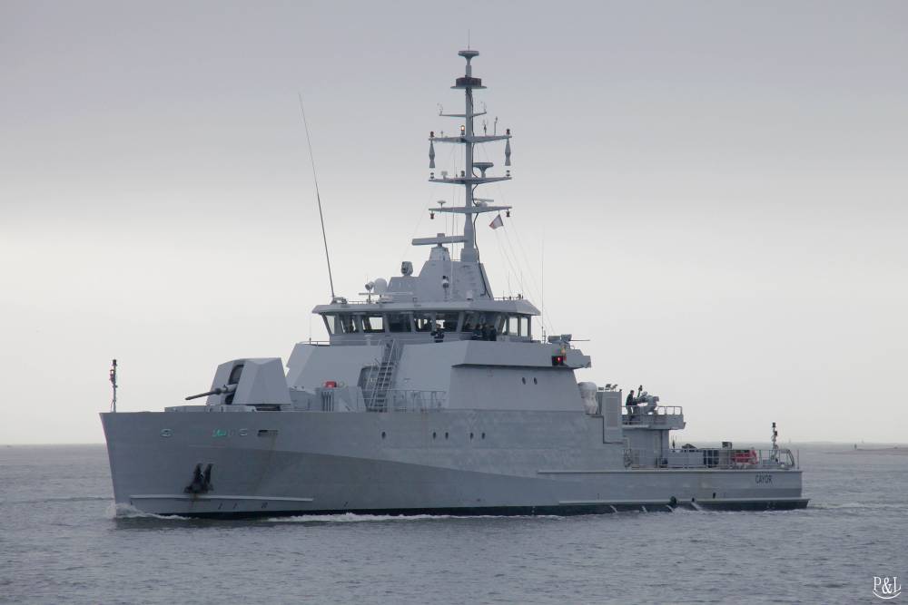 Piriou: le patrouilleur sénégalais Cayor au sec à Concarneau | Mer et ...