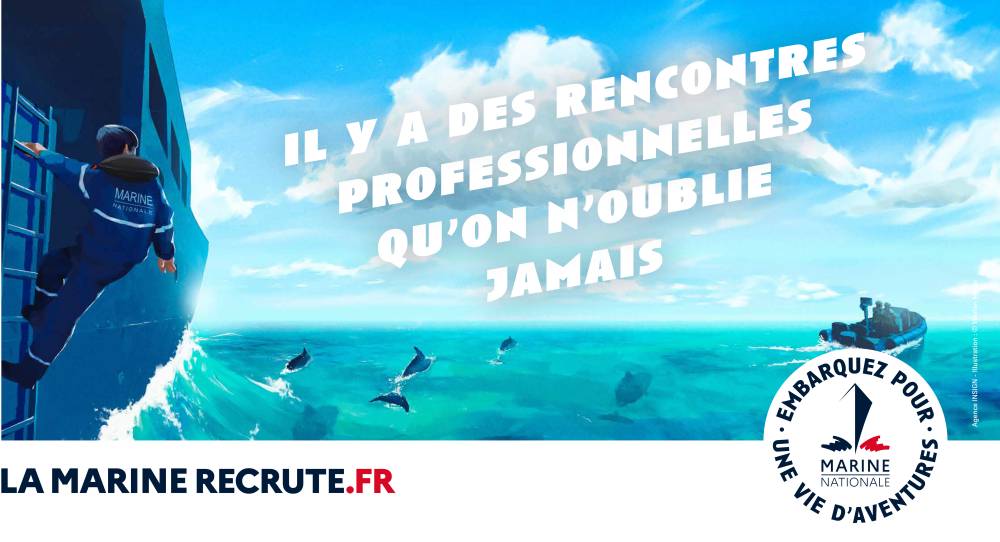 Pour sa nouvelle campagne de recrutement, la Marine nationale mise sur l'illustration | Mer et ...